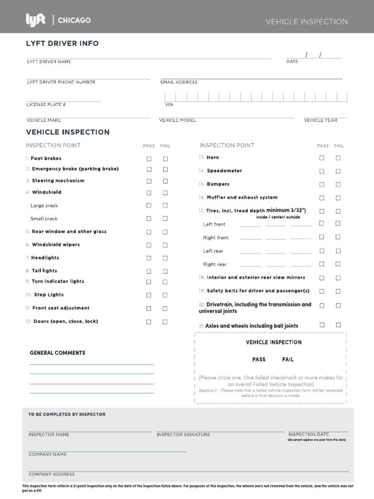 Lyft Vehicle Inspection Guide | PDF | Transport | Vehicles