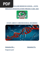 Genetic Disorder | PDF | Genetic Disorder | Dominance (Genetics)