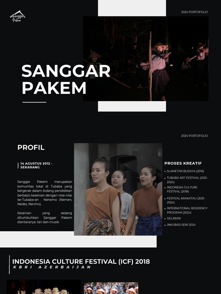 Sanggar Pakem Profile | PDF
