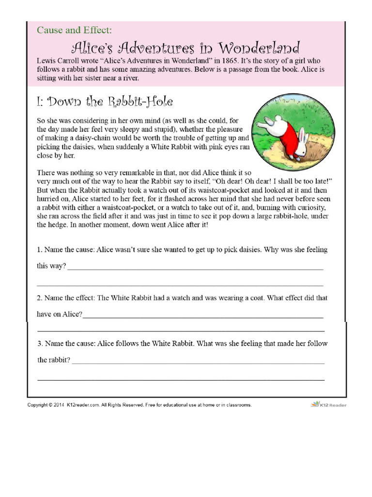 Cause and Effect Activity | PDF