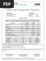 Certificate of Analysis Talc Micro LG10 | PDF
