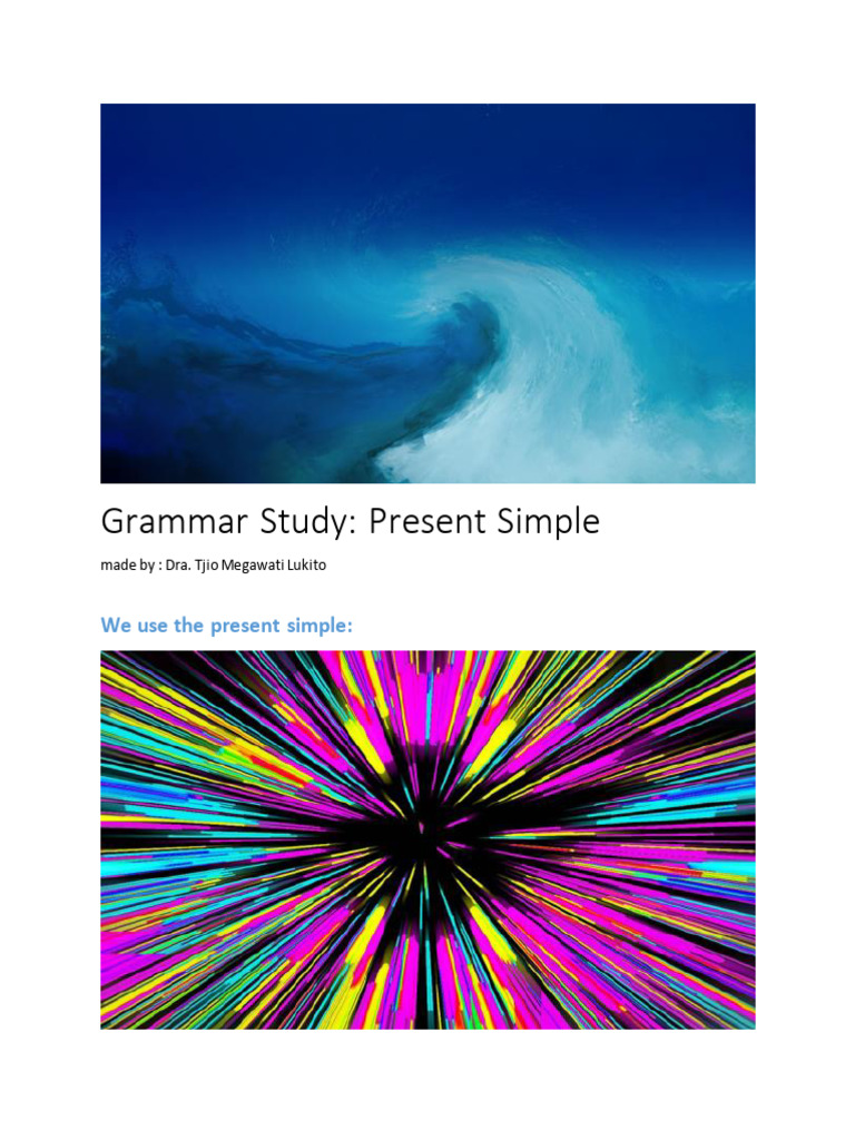 Present Simple Grammar Worksheet | PDF