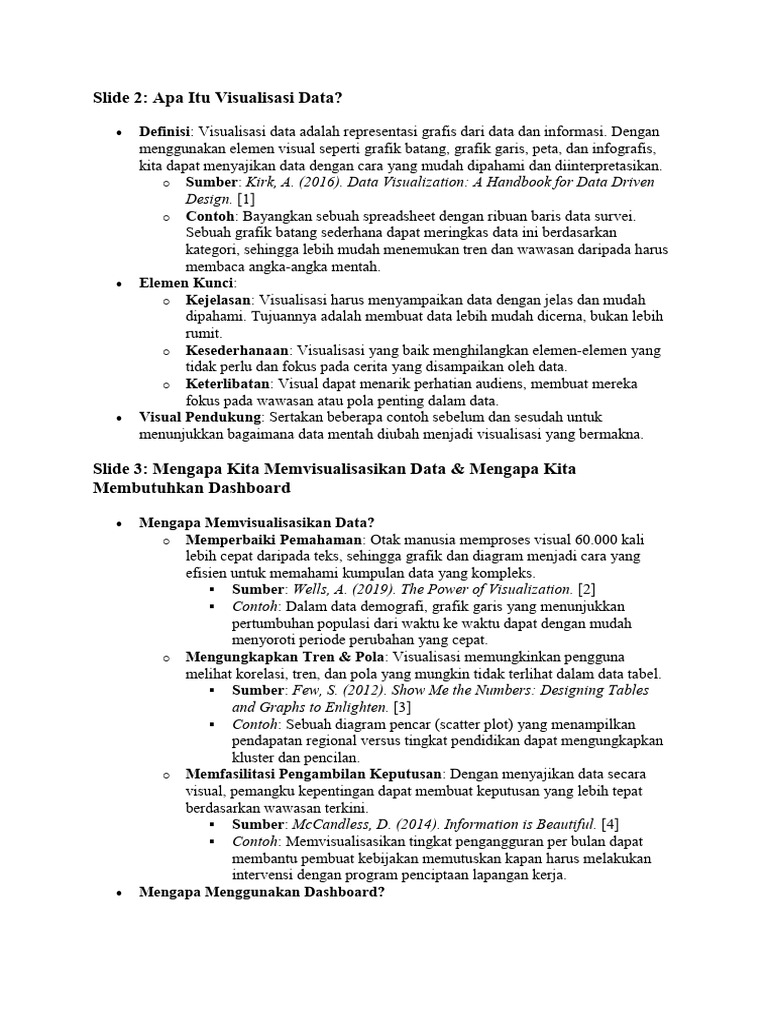 Outline Visualisasi Data by Yusron Farid Mustafa | PDF | Seni