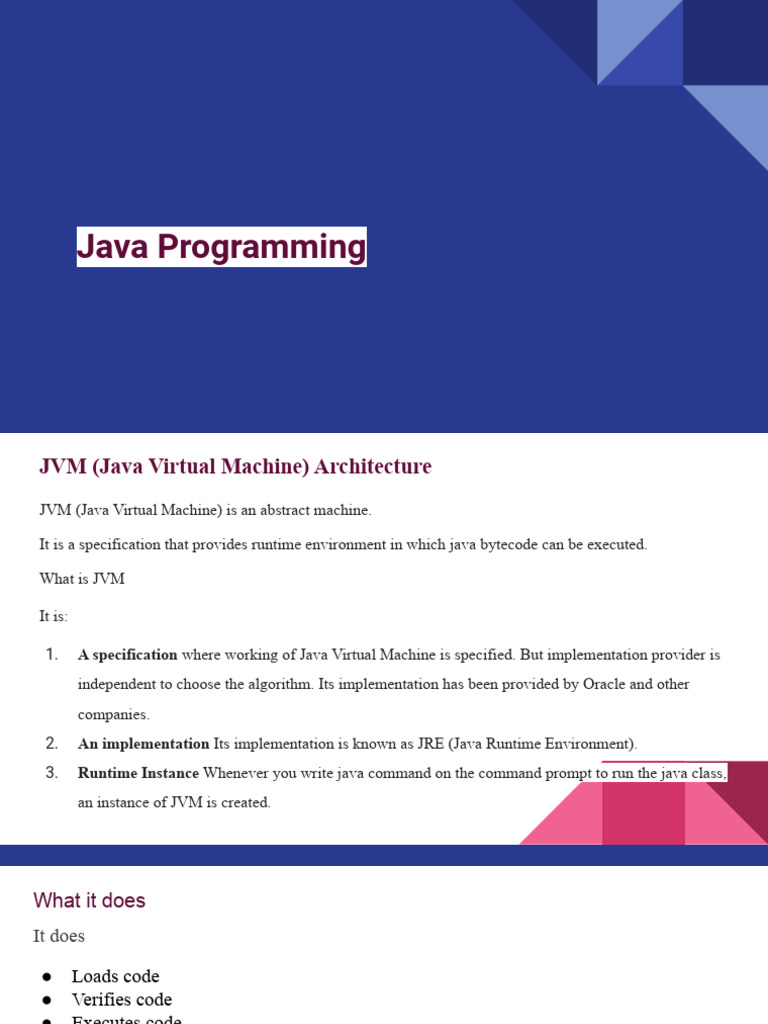 Java-PPT | PDF | Java Virtual Machine | Inheritance (Object Oriented ... Java-PPT | PDF | Java Virtual Machine | Inheritance (Object Oriented ...