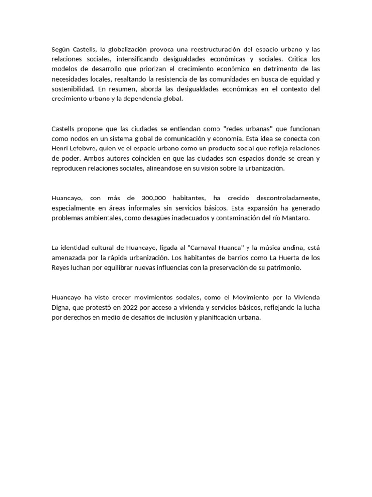 Según Castells | PDF