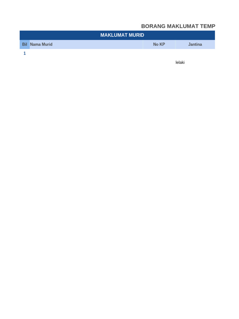 F1 Borang Permohonan Pakaian Sekolah | PDF