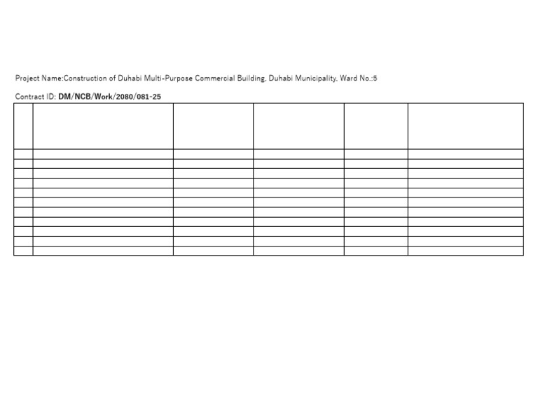 Work Schedule1 | PDF