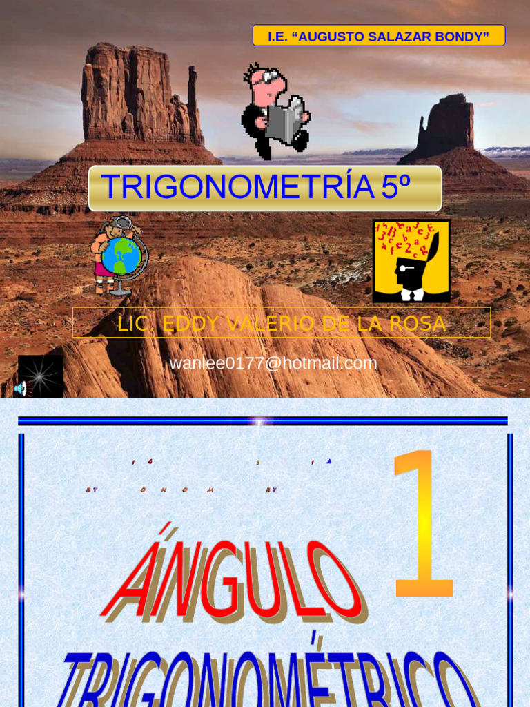 Angulo Trigonometrico | PDF | Trigonometría | Geometría Elemental