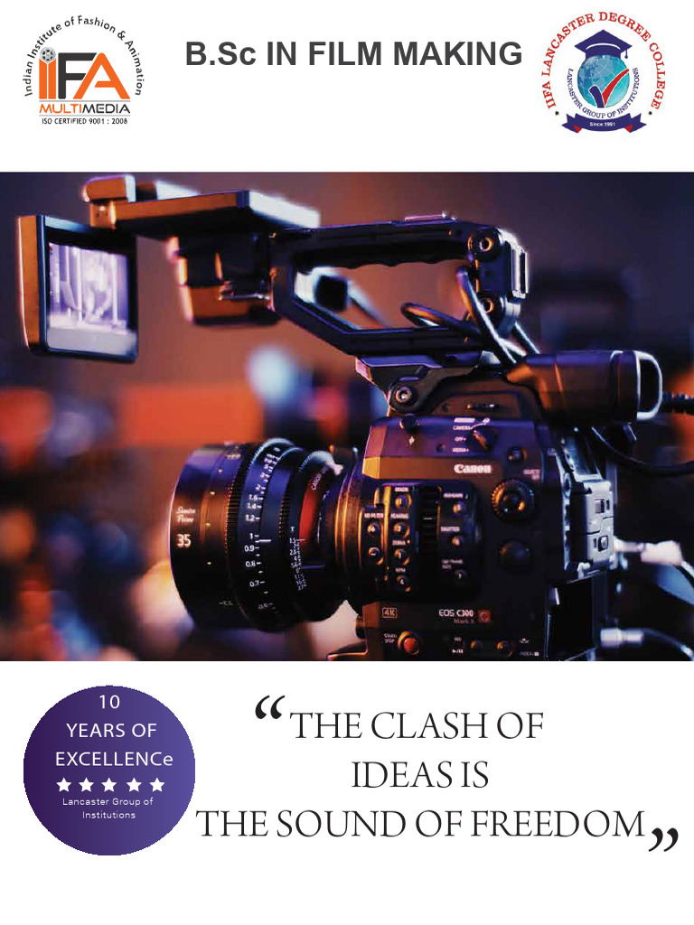 B.SC in Film Making | PDF | Filmmaking | Screenplay