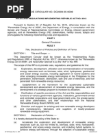 01 - RA 9513 - Renewable Energy Act of 2008 | PDF | Technology ...