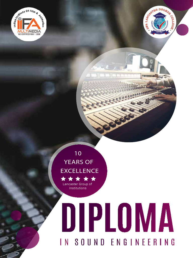 Diploma in Sound Engineering | PDF | Audio Engineer