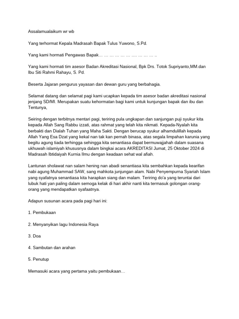 MC Akreditasi | PDF | Karier & Perkembangan