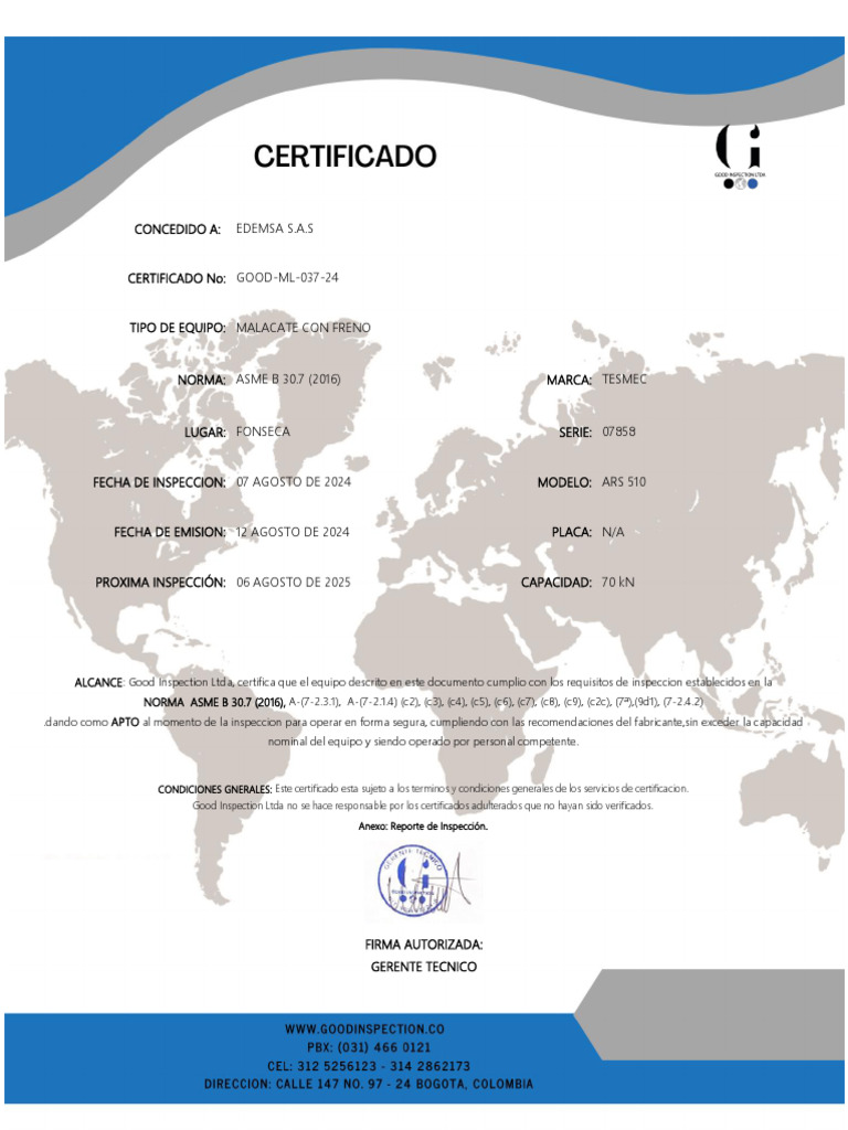 Ic-Reg-039 Certificado | PDF | Justicia | Crimen y violencia