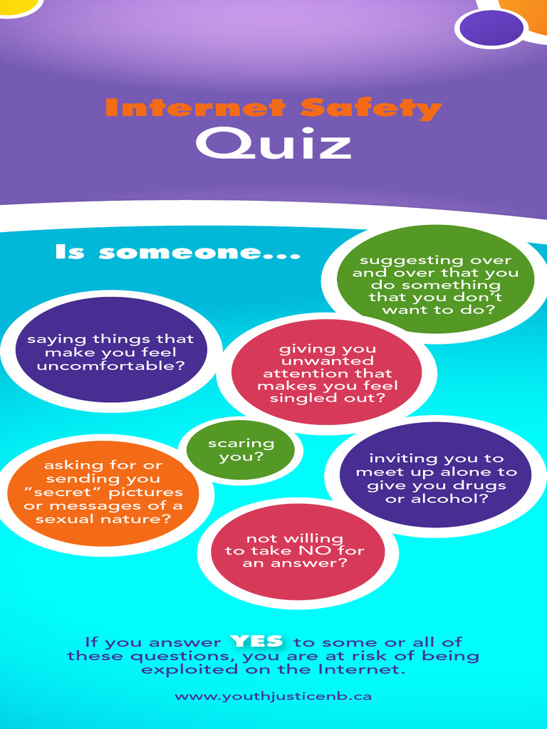Safety On The Internet Quiz EN | PDF