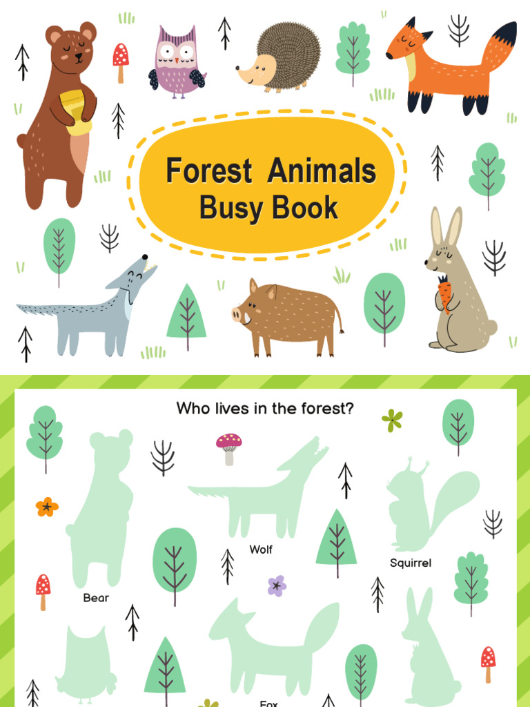 A81 - Forest Animals Busy Book | PDF