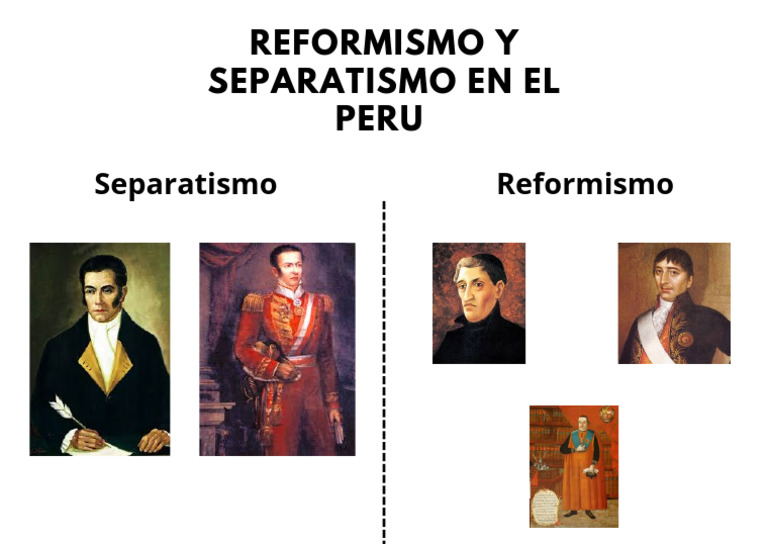 Reformismo y Separatismo en El Peru | PDF