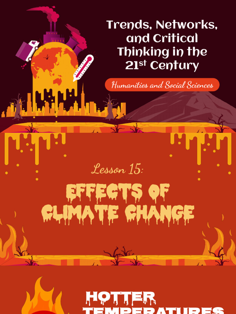TNCT12-Q1 Lesson 15 - Effects of Climate Change | PDF | Climate Change ...