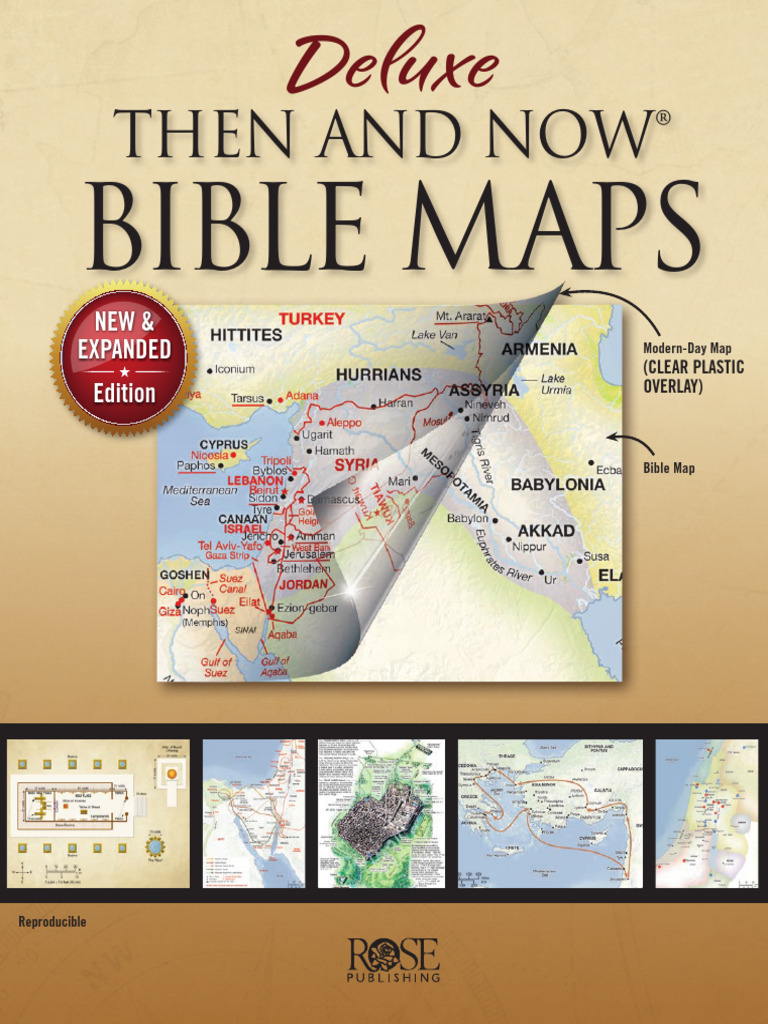 THEN AND NOW BIBLE MAPS | PDF | Book Of Exodus | Paul The Apostle