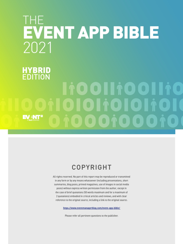 Event App Bible 2021 Final | PDF | Mobile App | World Wide Web