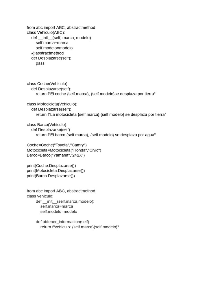 From Abc Import ABC, Abstractmethod | PDF | Informática