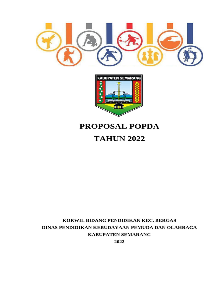 Juknis Popda 2022 Tingkat Kecamatan | PDF