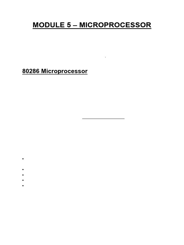 MODULE 5 MUP | PDF | Central Processing Unit | Input/Output