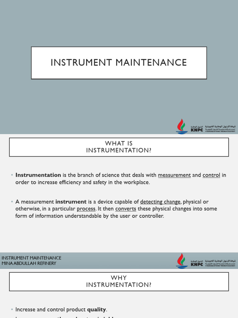 Process Instrumentation | PDF | Pressure Measurement | Instrumentation