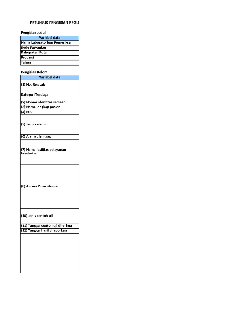 Panduan Register Lab TBC Rujukan | PDF