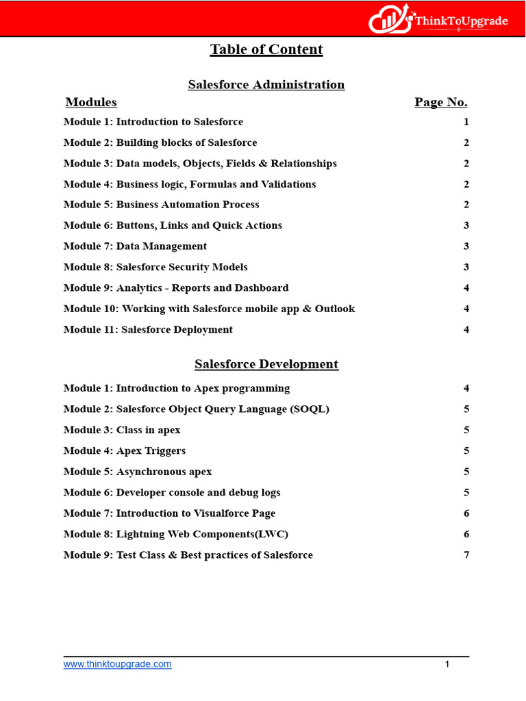 Salesforce Training Modules | PDF | Java Script | Class (Computer Programming)