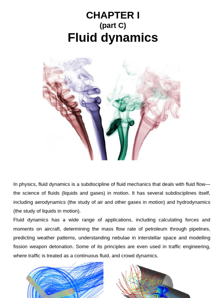 3.chuong1 Fluid Dynamics | PDF | Fluid Dynamics | Fluid Mechanics