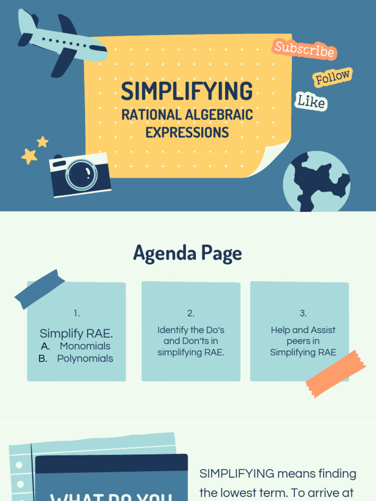 3 Simplifying RAE Part 2 STUDENT | PDF | Factorization | Division (Mathematics)