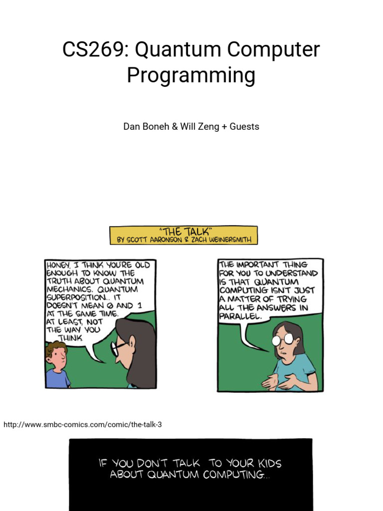 Lecture 1 | PDF | Quantum Computing | Computing