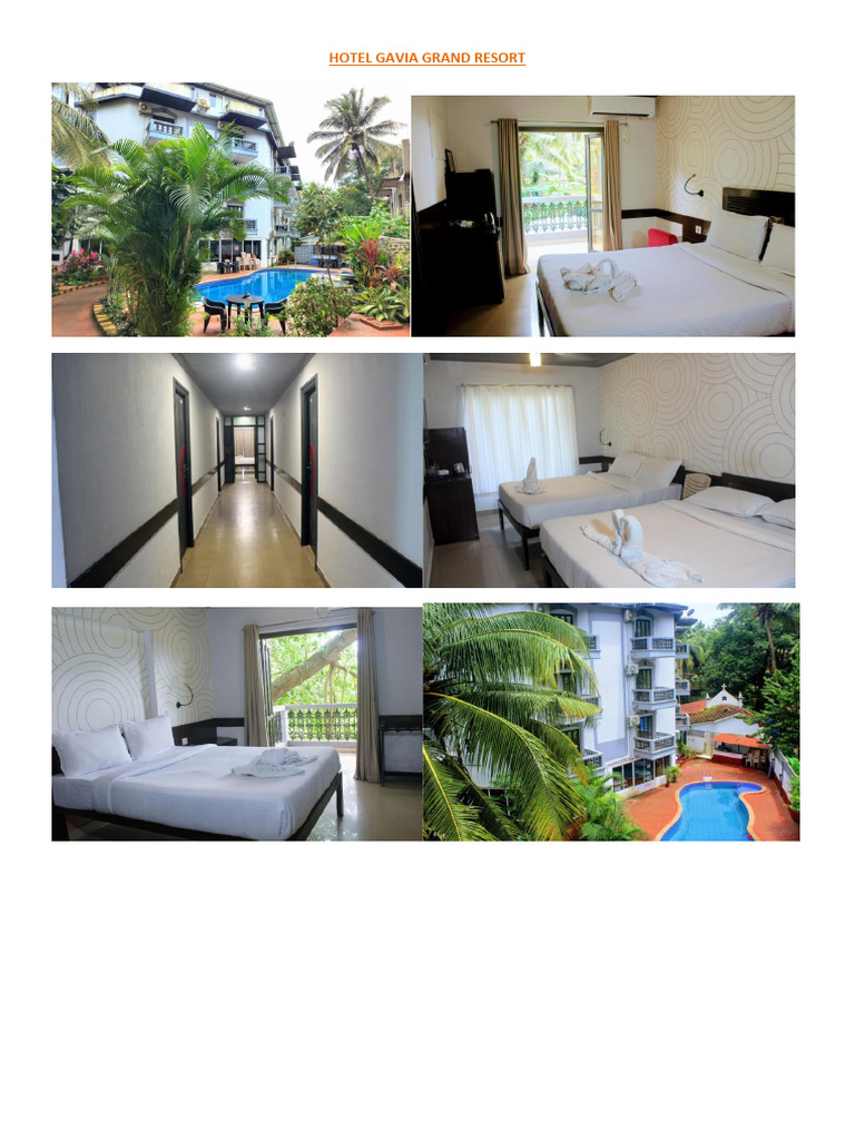 Hotels Details in Goa | PDF