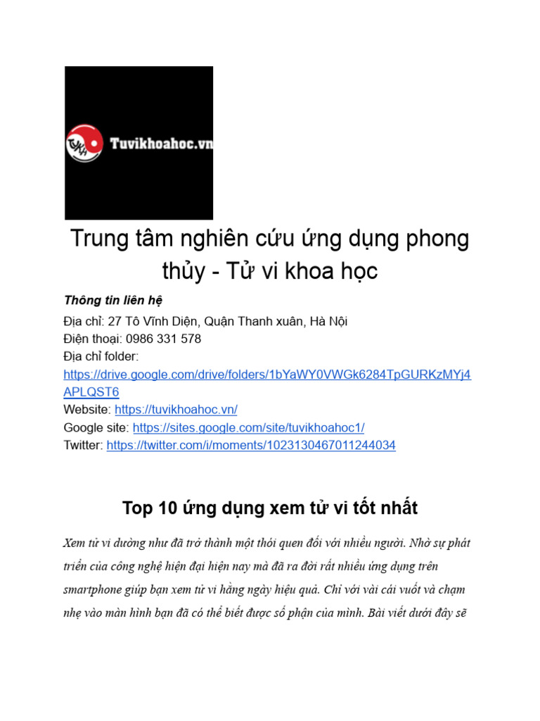 Cham Tu VI - 1500 CH | PDF