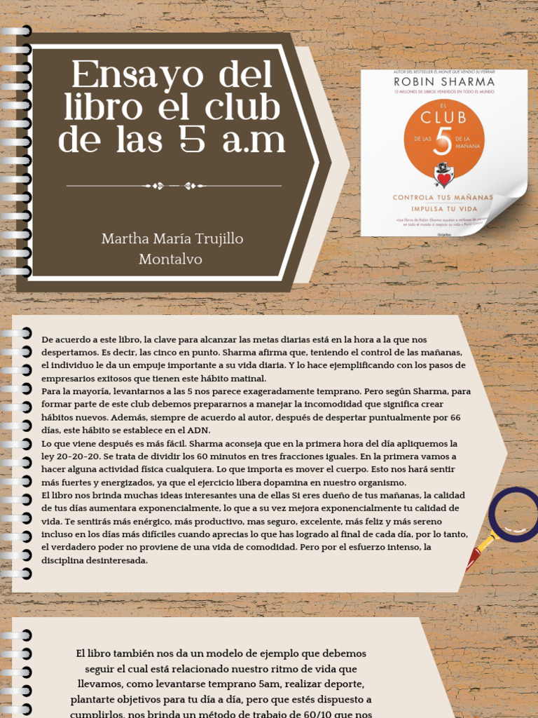 Libro El Club de Las 5a.m | PDF | Desarrollo personal