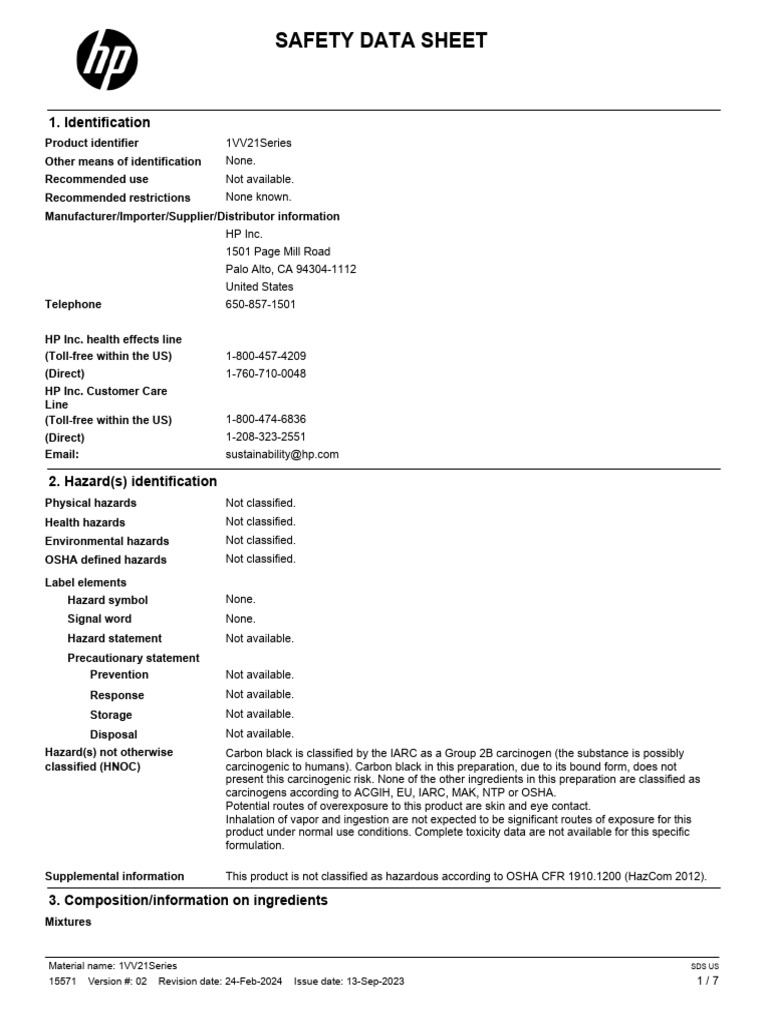MSDS Tinta | PDF | Dangerous Goods | Toxicity
