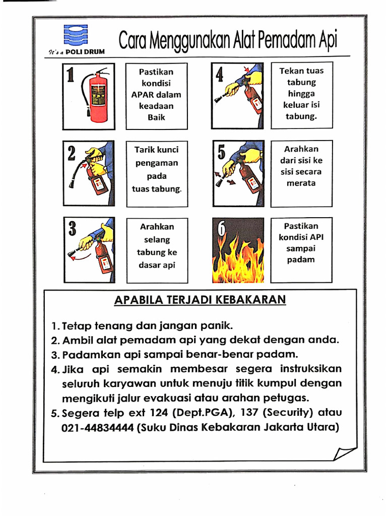 Cara Pemakaian Apar Terbaru | PDF