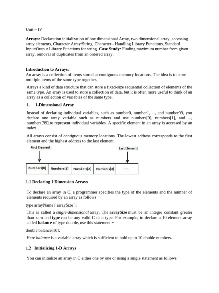 Unit - iv | PDF | Data Type | Computer Science Unit - iv | PDF | Data Type | Computer Science