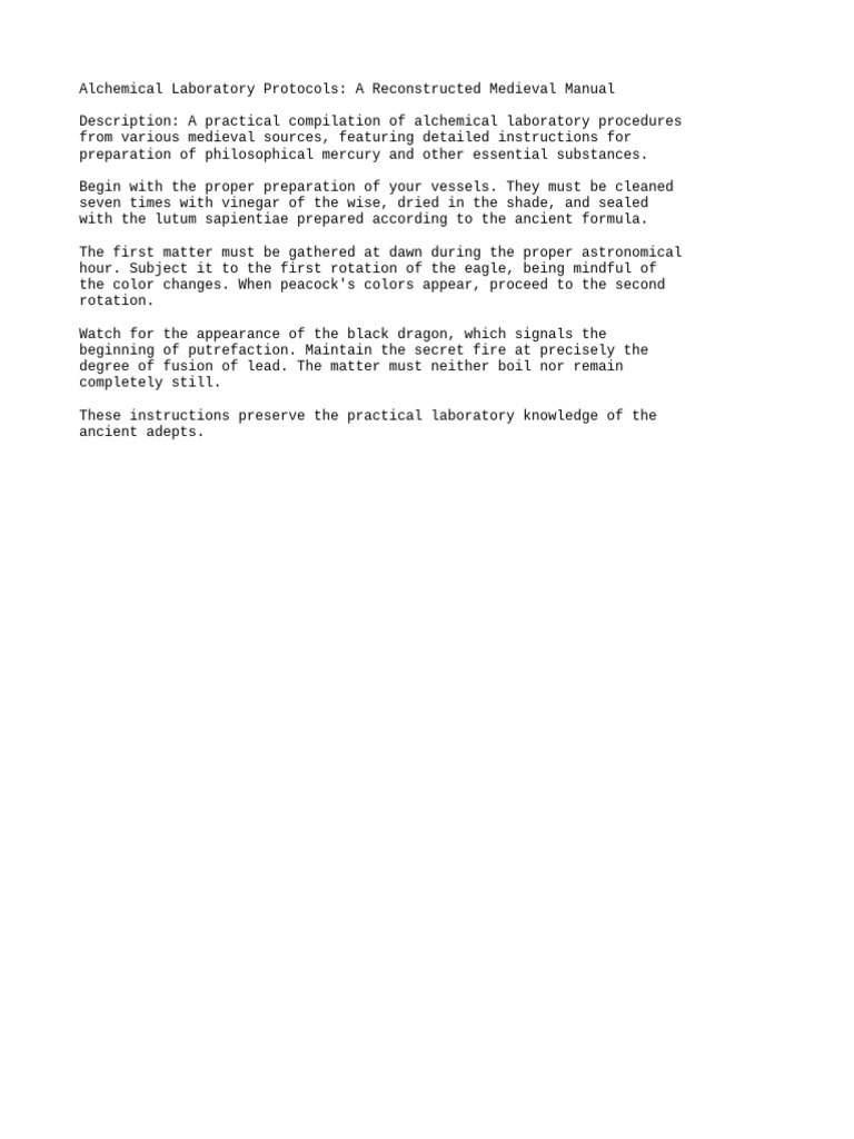 Laboratory Protocols | PDF | Art | Science & Mathematics