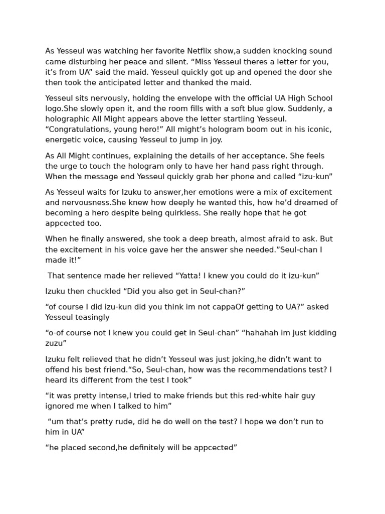 Fanfiction Heartstrings of The Heroine | PDF