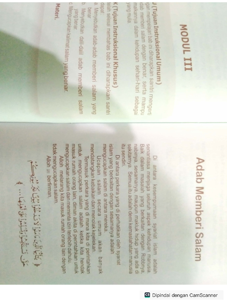 Adab Memberi Salam | PDF