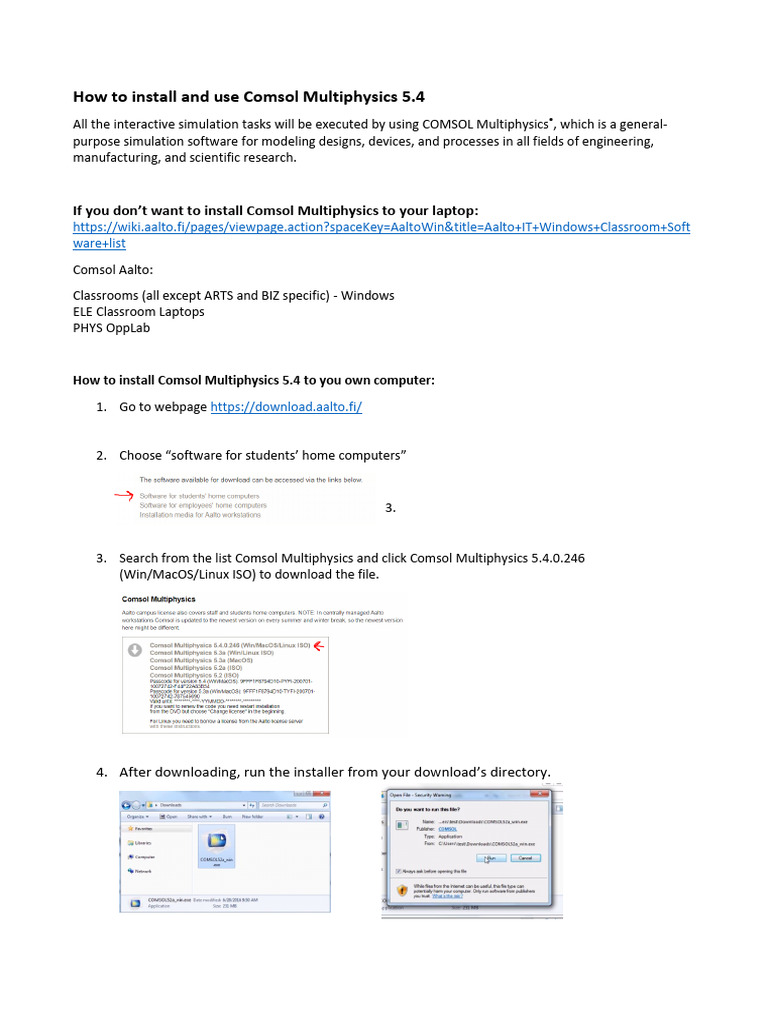 Instructions For Interactive Simulations (Task 5) | PDF