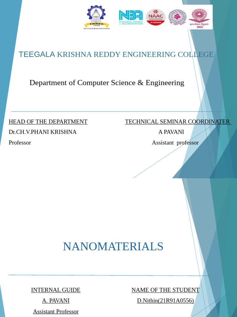 Technical Seminar | PDF | Nanomaterials | Nanotechnology