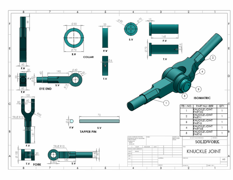 Knuckle Joint | PDF