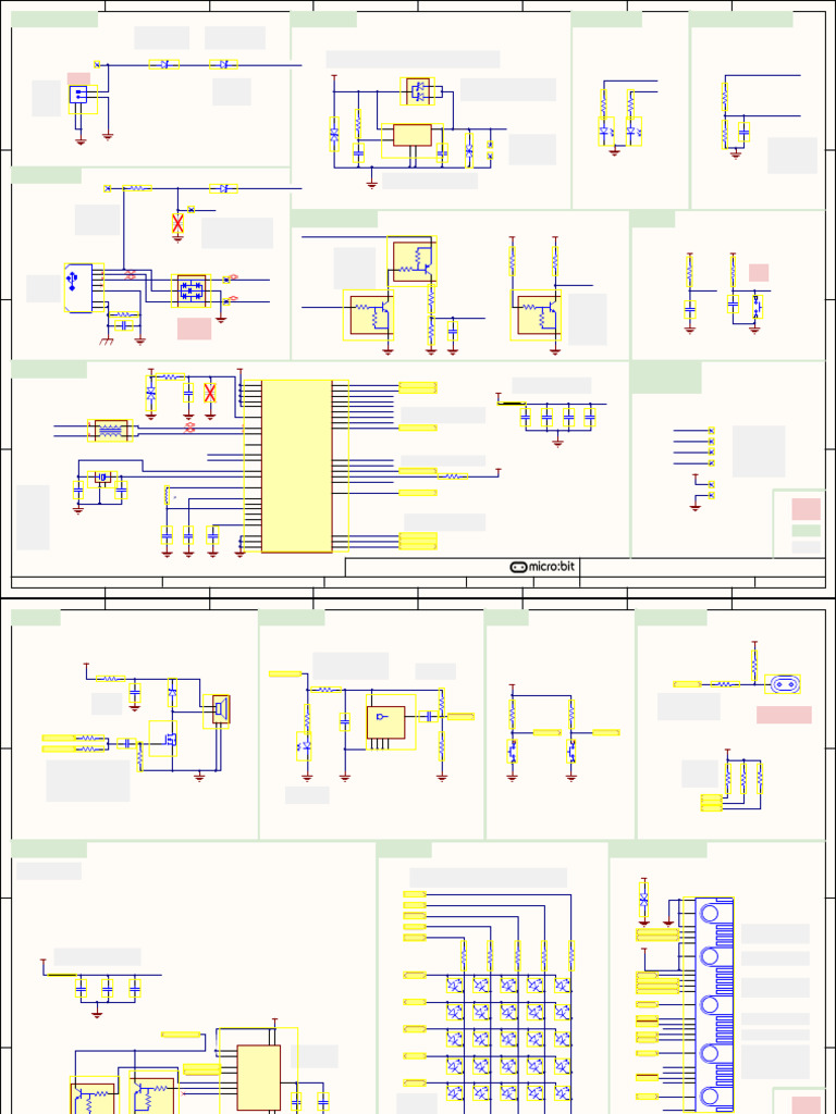 Micro:bit V2.2 Schematic Overview | PDF | Electric Power | Computer ...