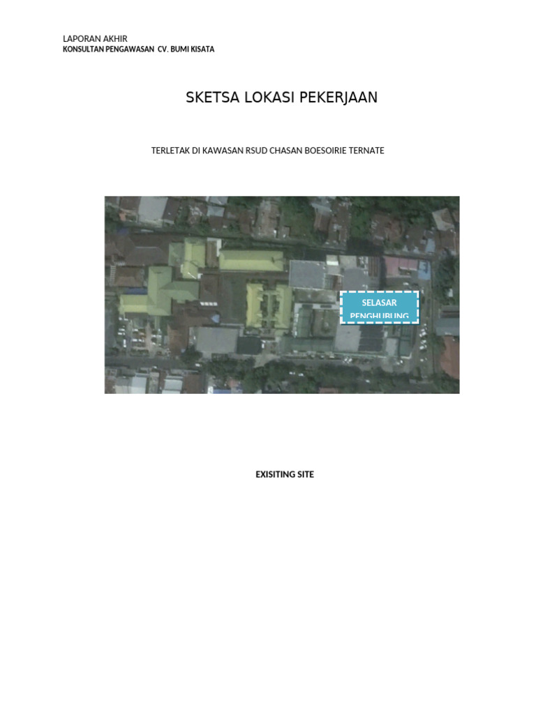 05.sketsa Lokasi Base Camp Kontraktor | PDF