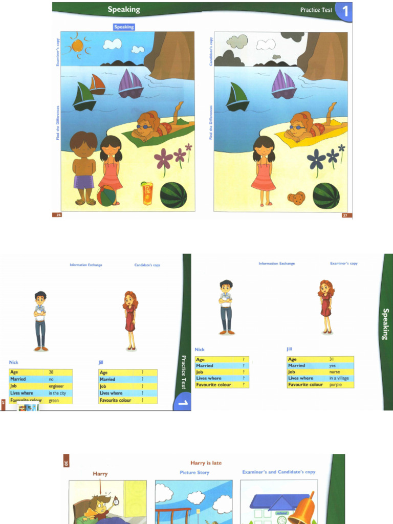 Flyers Speaking Practice Test 1 | PDF