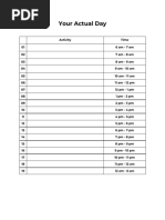 Turning Schedule | PDF