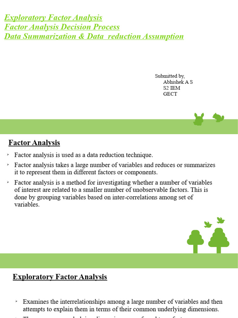Factor Analysis for Data Experts | PDF | Factor Analysis | Variance
