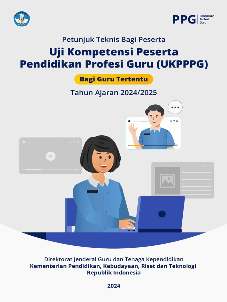 Petunjuk Teknik UKPPPG Bagi Guru Tertentu (UNTUK PESERTA) | PDF